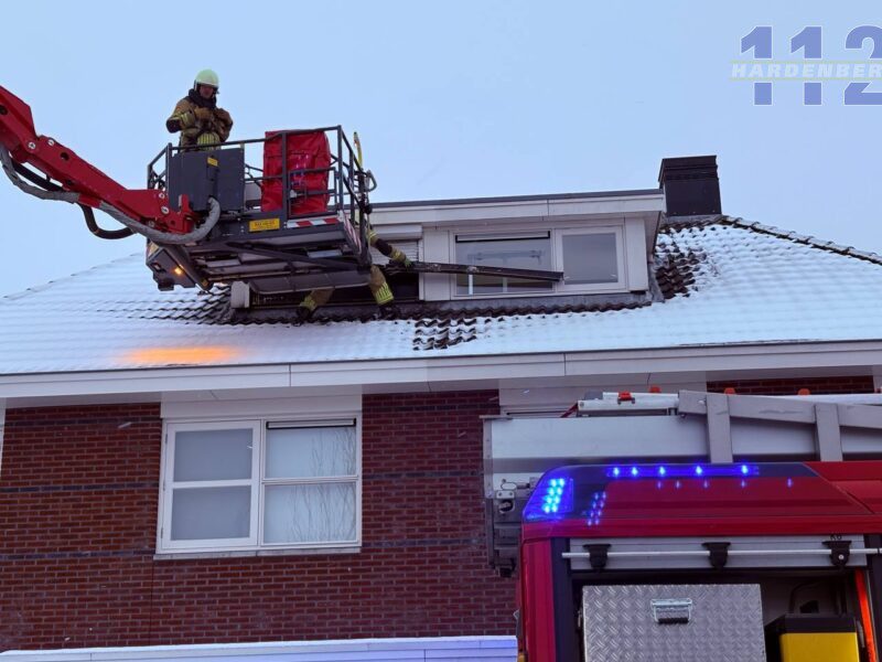 Woningbrand in Hardenberg - 112 Hardenberg